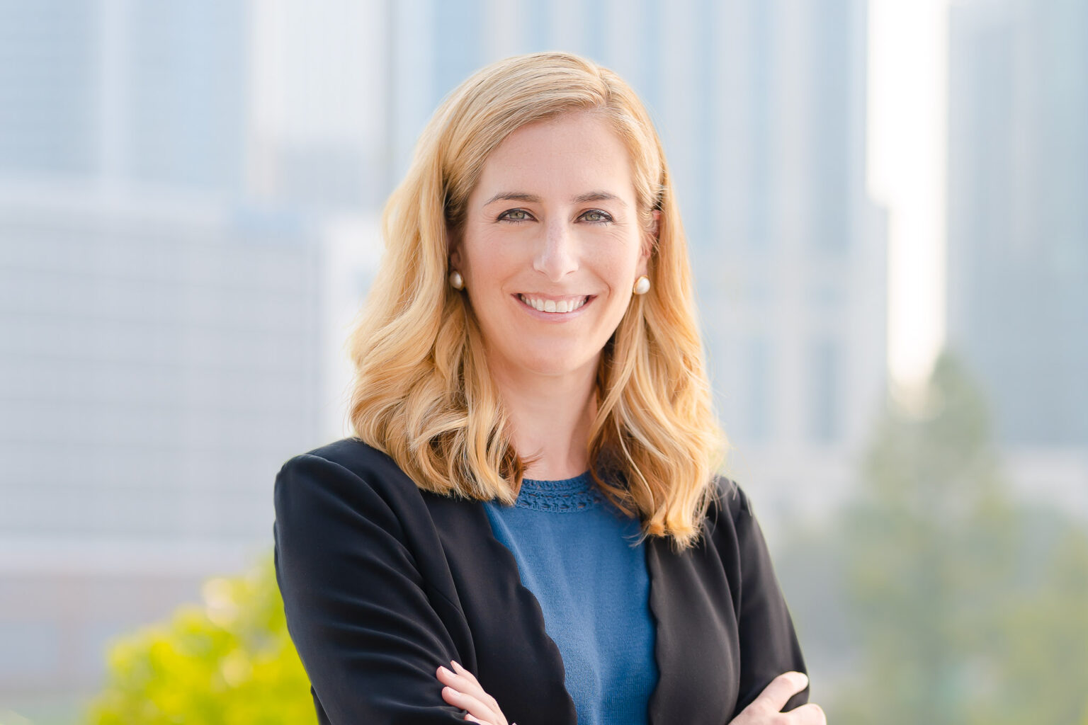 Charlotte Skyline Headshots for McMillan Pazdan Smith